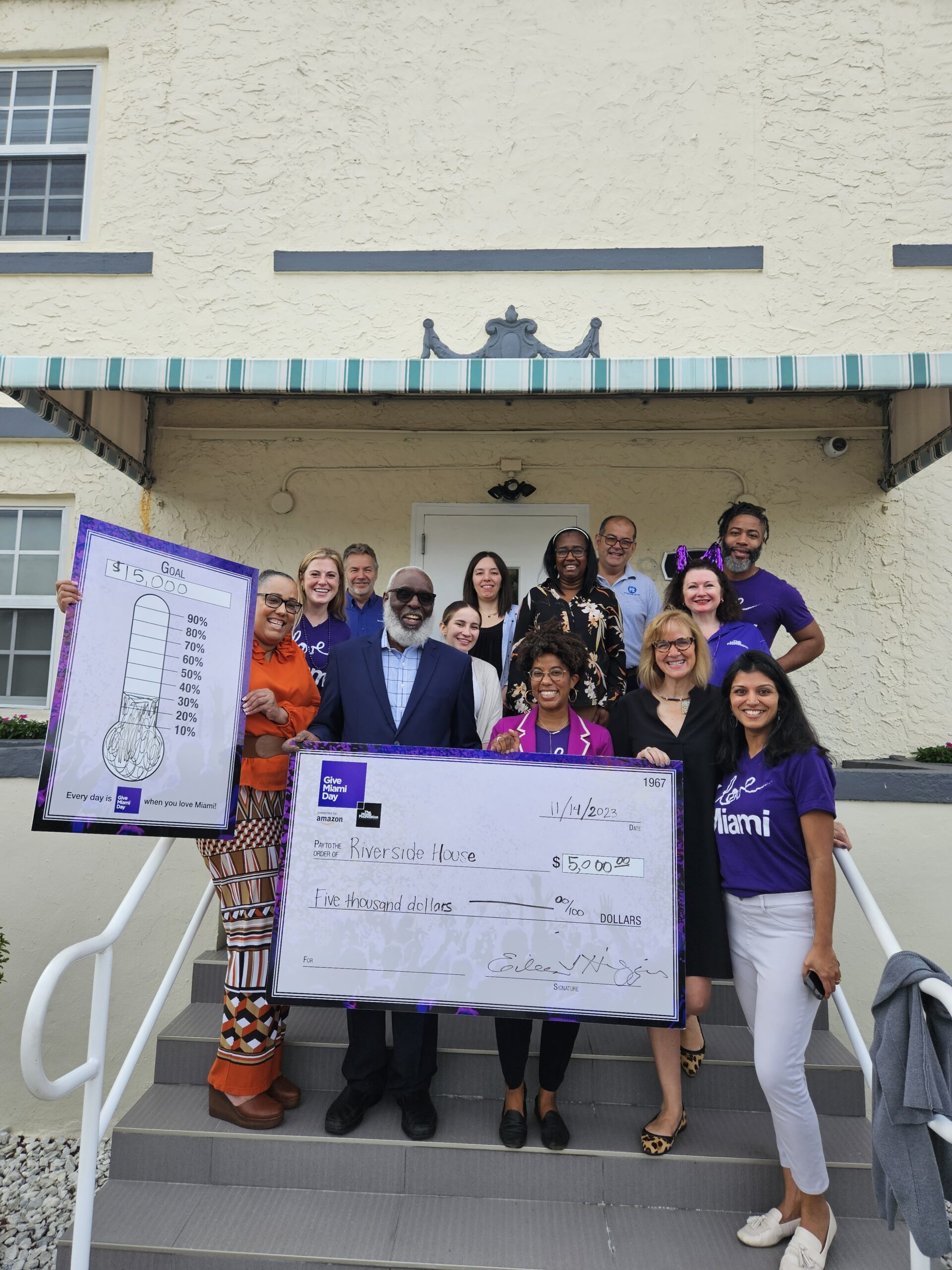 Riverside House Presented with $5,000 on Give Miami Day! - Riverside ...
